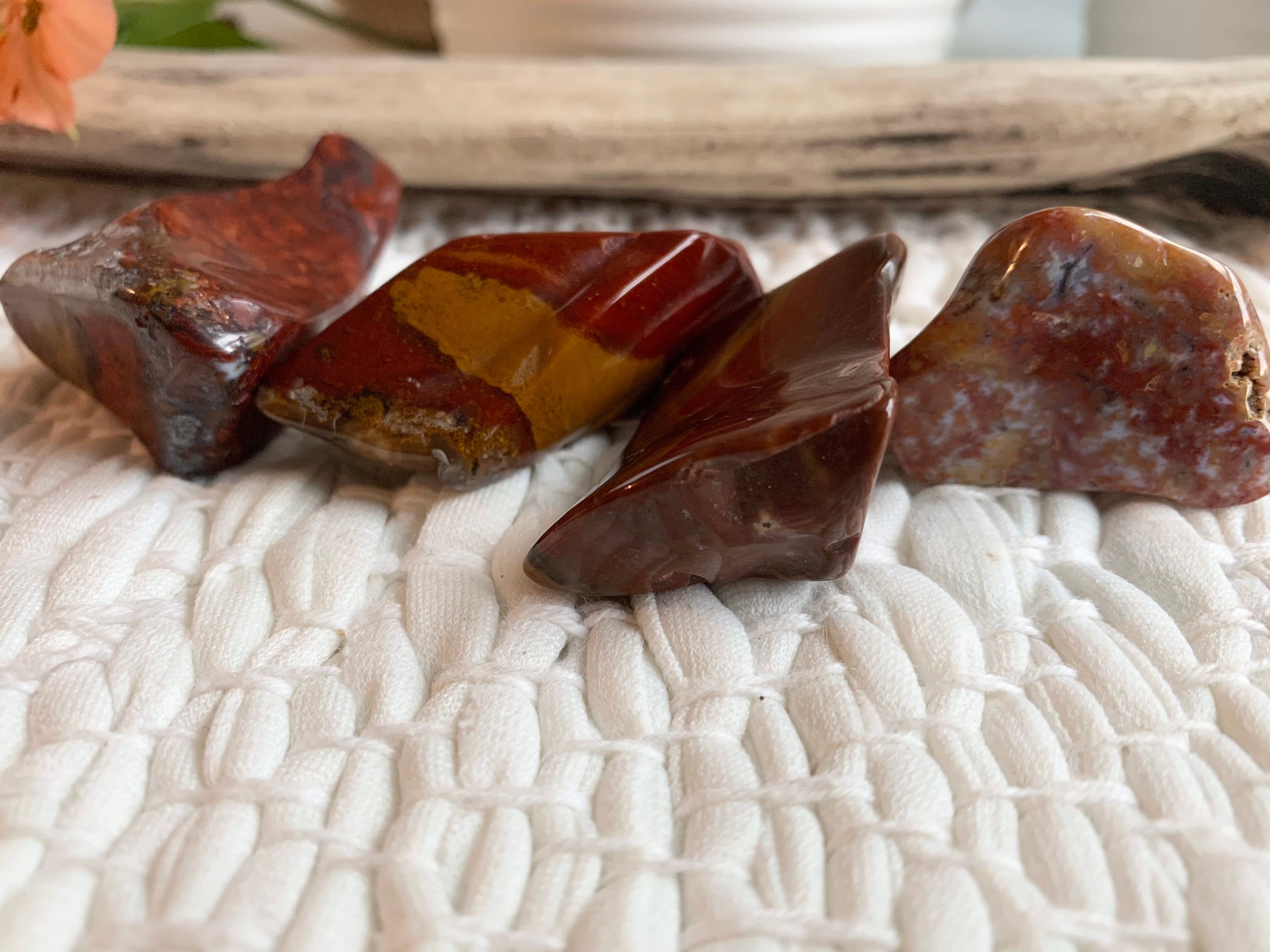 Polished Chestnut Jasper Tumbles, Colorful Rocks - Etsy