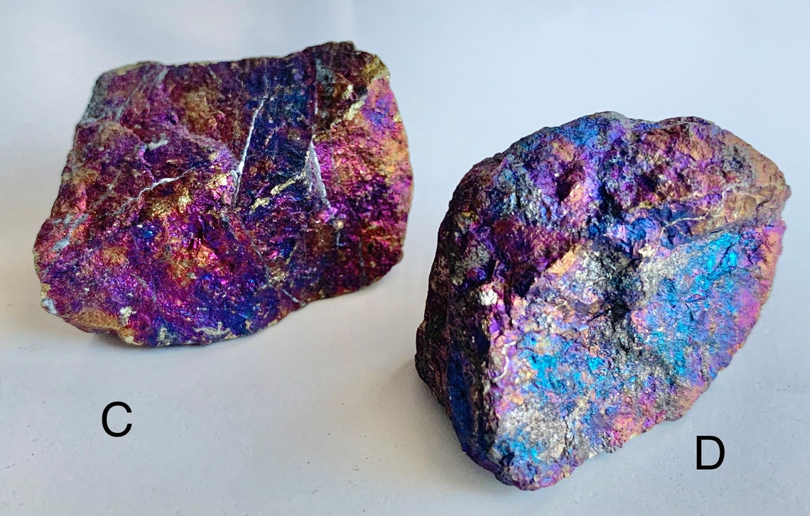 Peacock Ore Rock Choose Your Own Raw Gems Colorful Rocks | Etsy