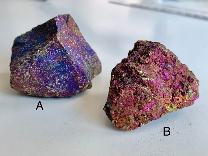 Peacock Ore Rock Choose Your Own Raw Gems Colorful Rocks - Etsy