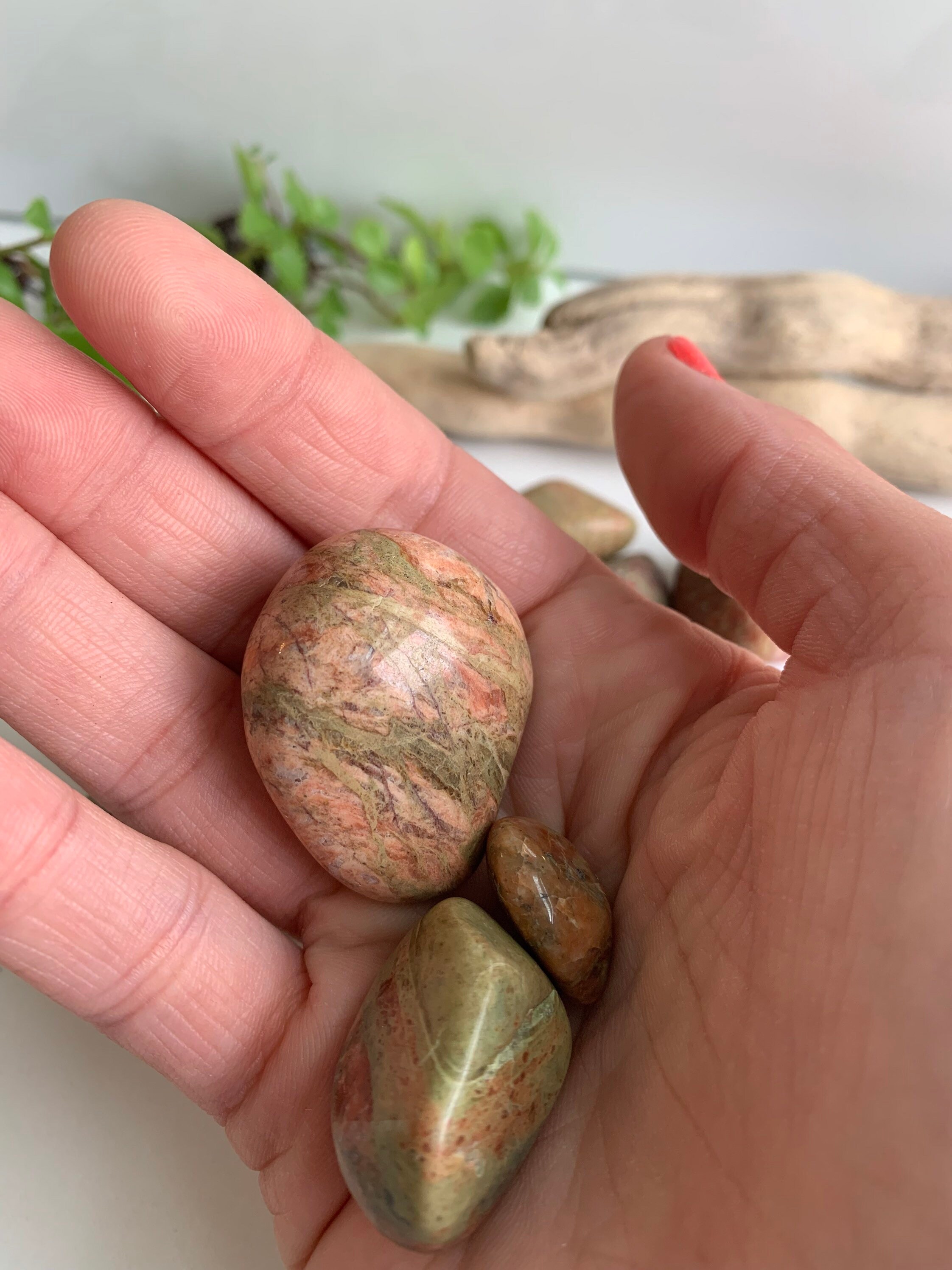 Polished Unakite Stone single Lake Michigan Unakite Rocks - Etsy