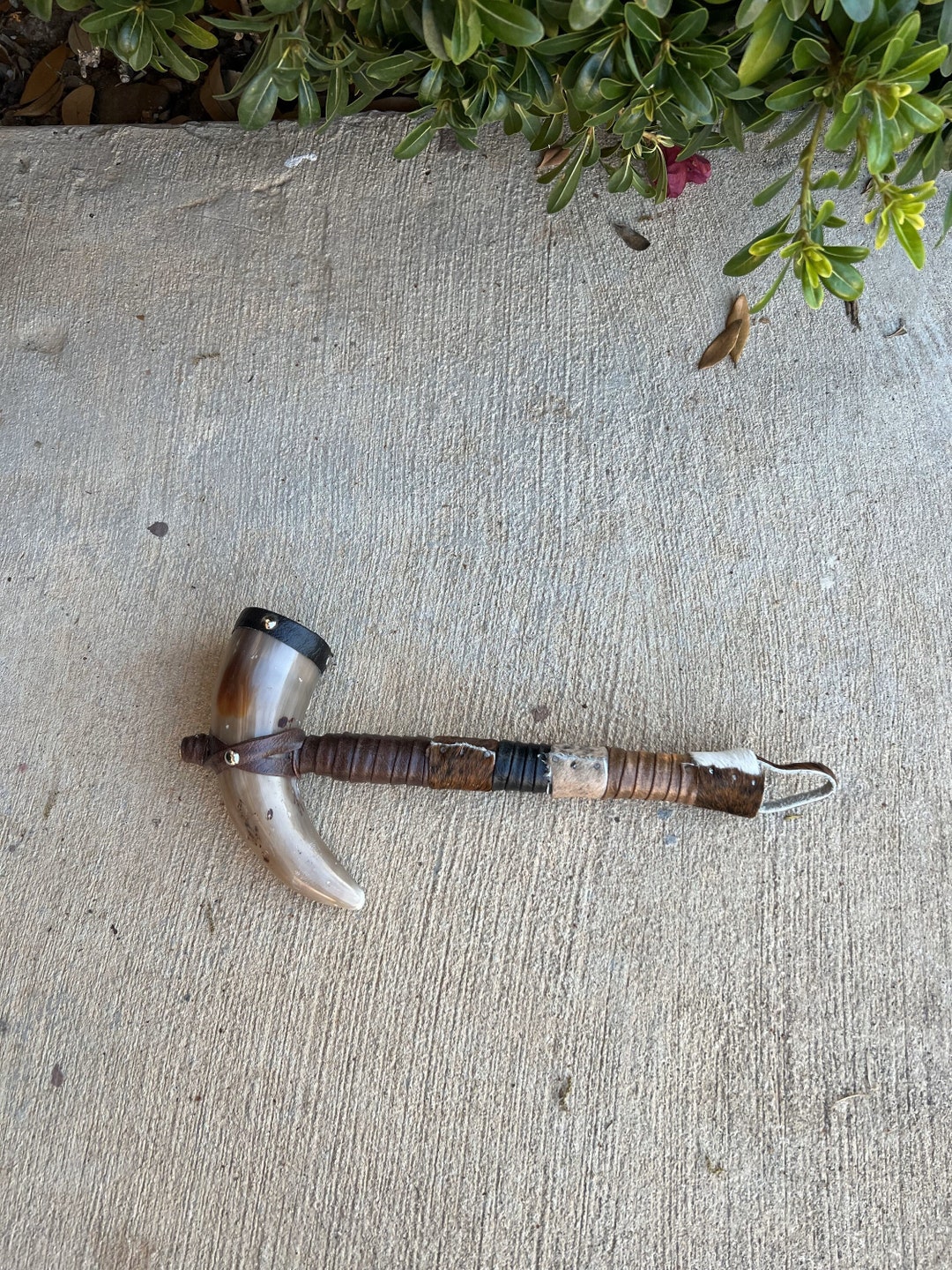 Jefe's "sonajero" Rattle -- Polished Steer Bull Horn Art Tex-mex South ...