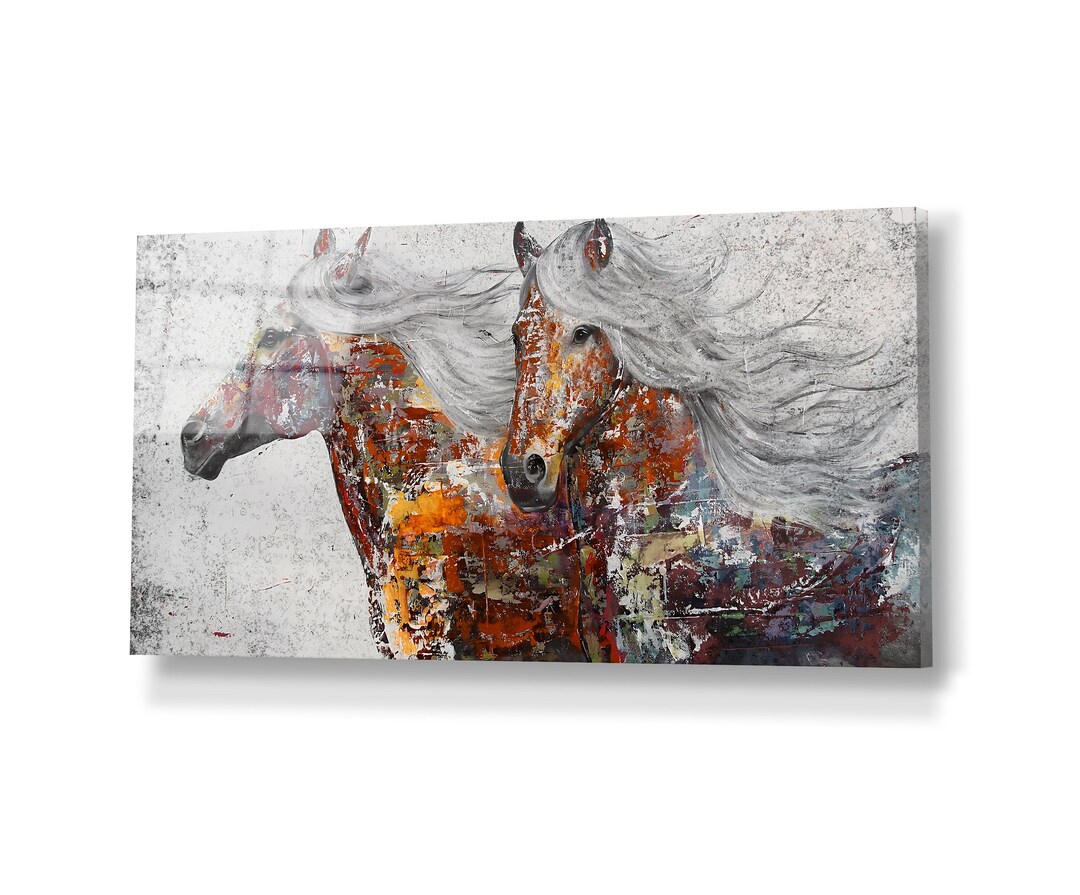Running Horses Mural/ Exclusive Modern Art High-quality Print on ...