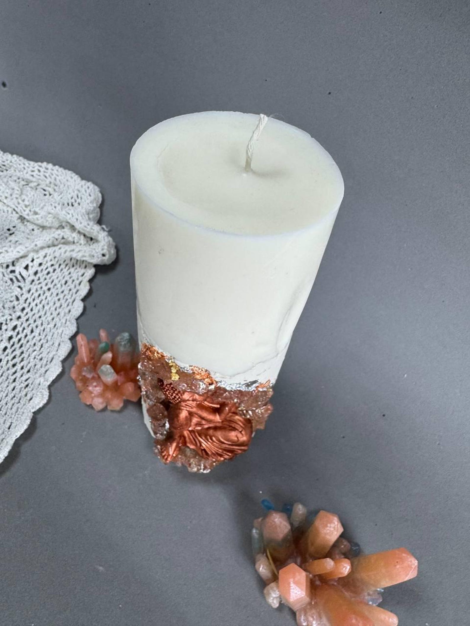 Buddhist Candle Buddha Decor Home Decor Bookshelf Figurine Candle ...