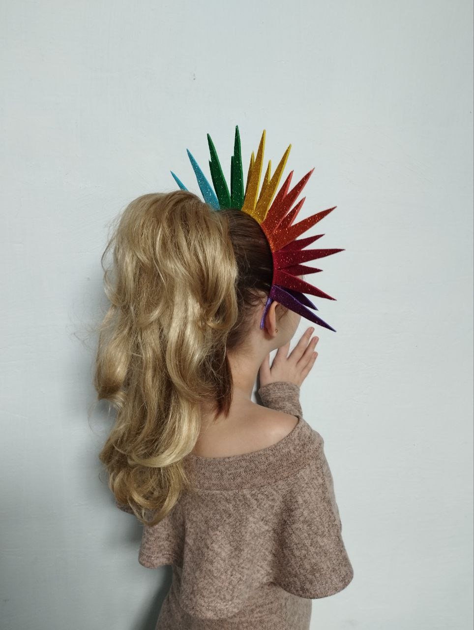 Statue of Liberty Star Crown Patriotic Headdress Shiny Headband Crown ...