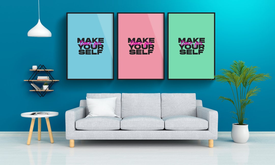 Make Time for Yourself Poster, Home Wall Art, Print Instantly at Home ...