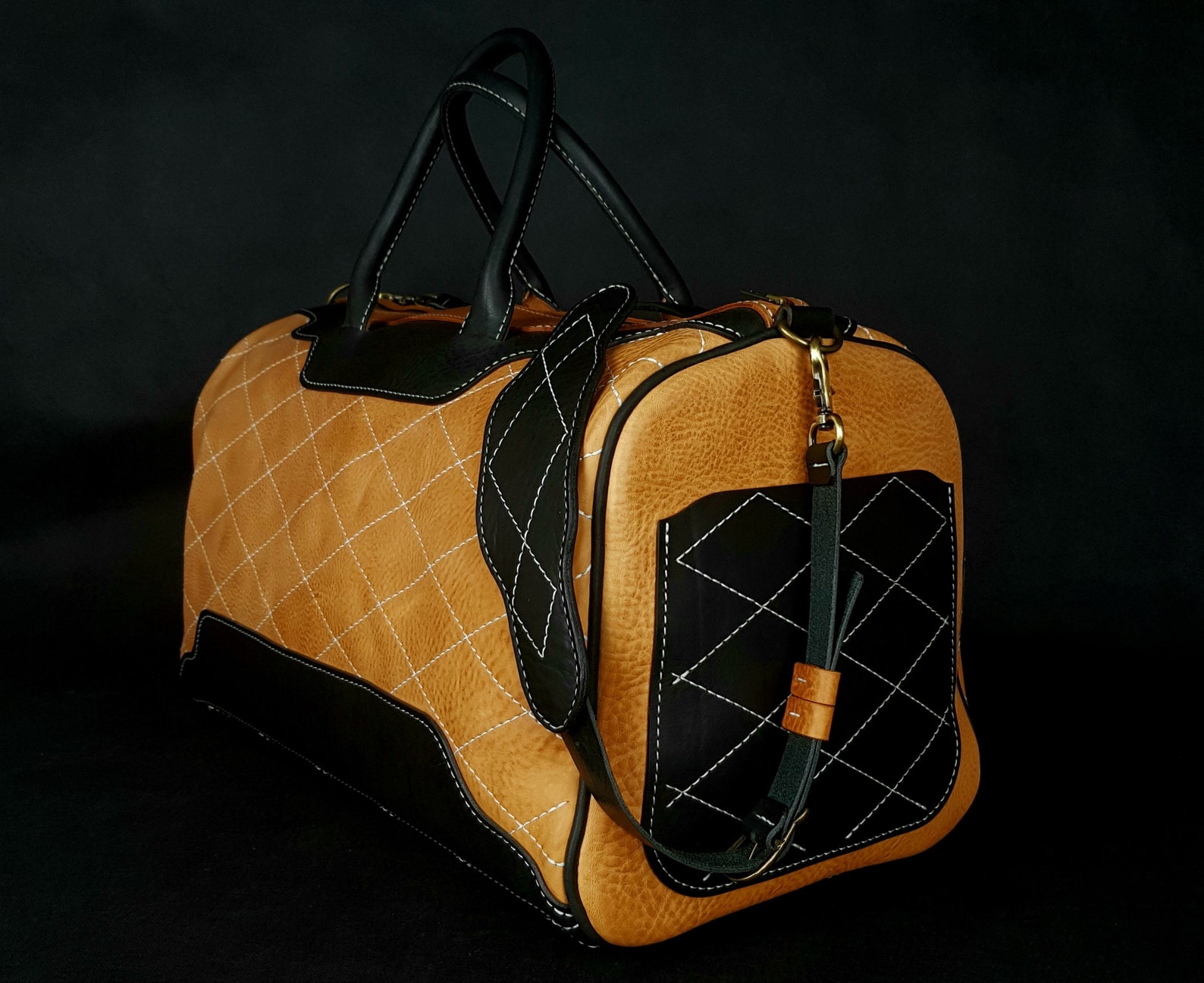 Duffel Bag Pattern/leather PDF Pattern/leather DIY/ Weekender | Etsy
