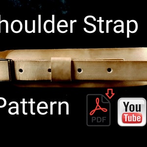 Leather Shoulder Strap Pattern / Bag Strap Pdf - Etsy