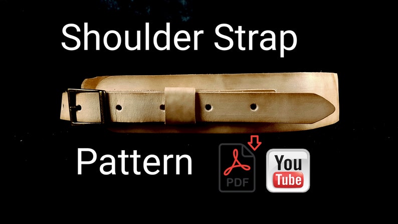 Leather Shoulder Strap Pattern / Bag Strap Pdf - Etsy