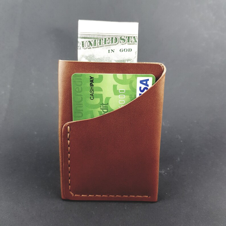 Minimalist Leather Card Holder Pattern/slim Wallet - Etsy