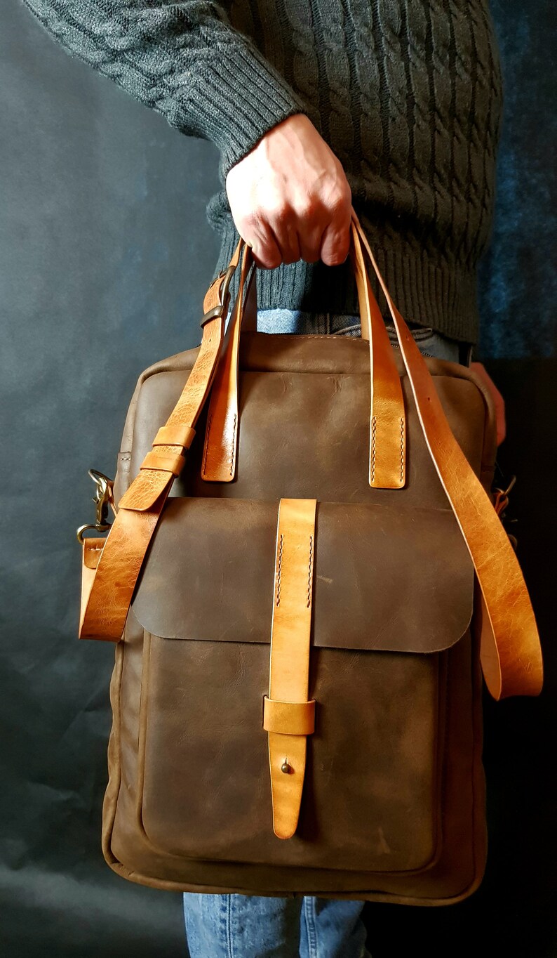 Leather Laptop Bag Pattern/Messenger Bag pattern/Leather PDF | Etsy