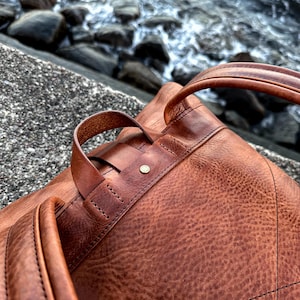 Canvas Backpack Sewing Pattern: Leather Accent Roll Top (PDF) - Etsy
