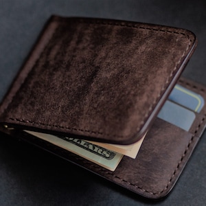 Leather Wallet Pattern/diy/leather Money Clip Pdf - Etsy