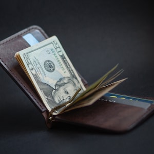 Leather Wallet Pattern/diy/leather Money Clip Pdf - Etsy