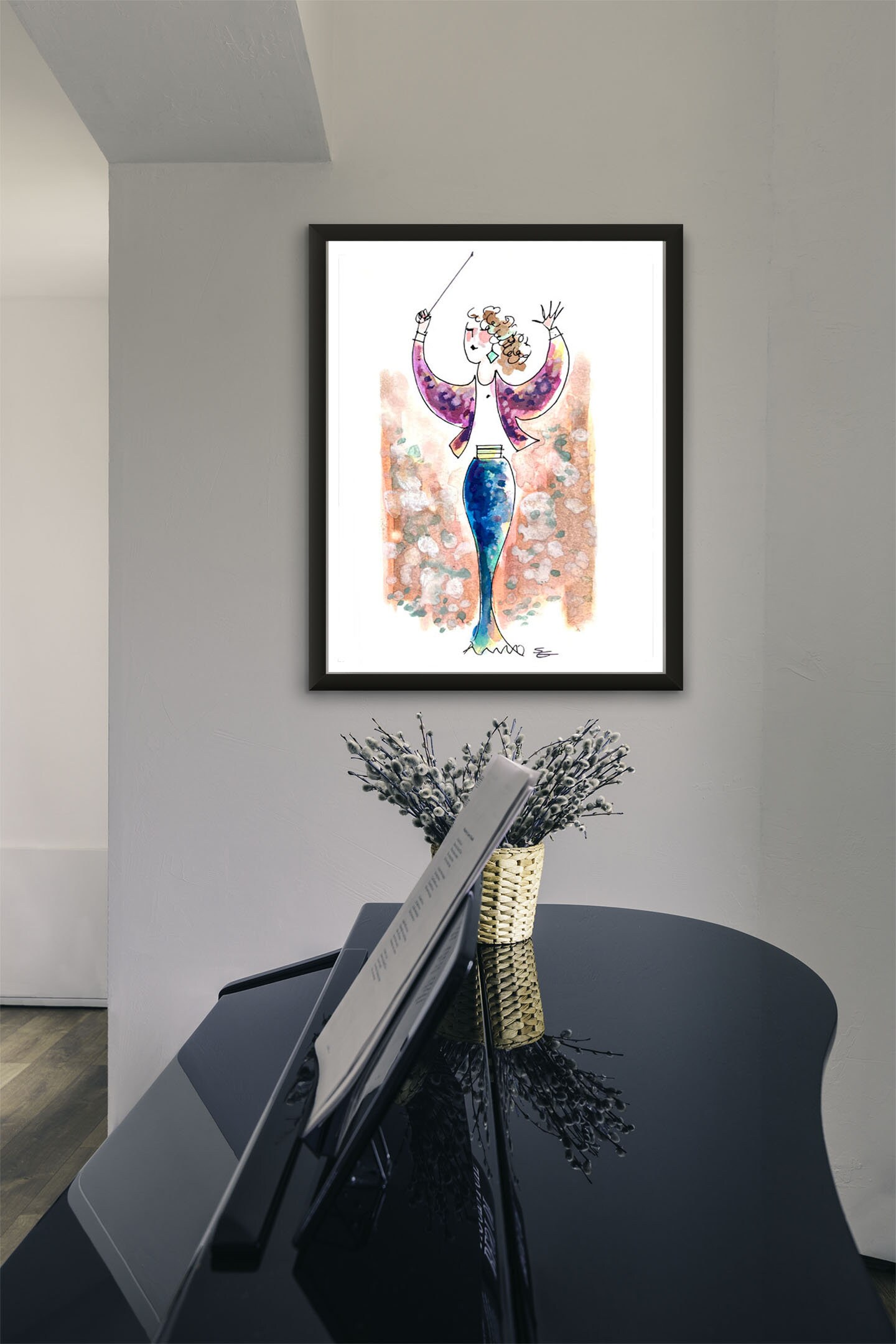 Mermaid Conductor | Woman Band Leader | Impressionist Female Conductor ...