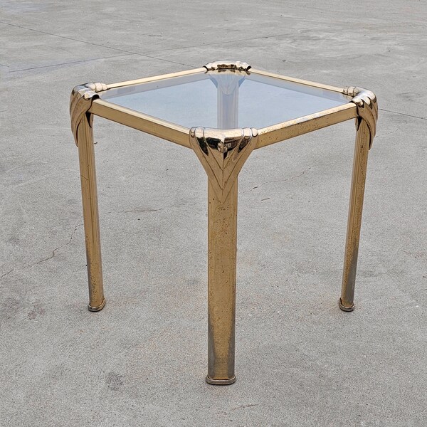 Galvanized End Table - Etsy