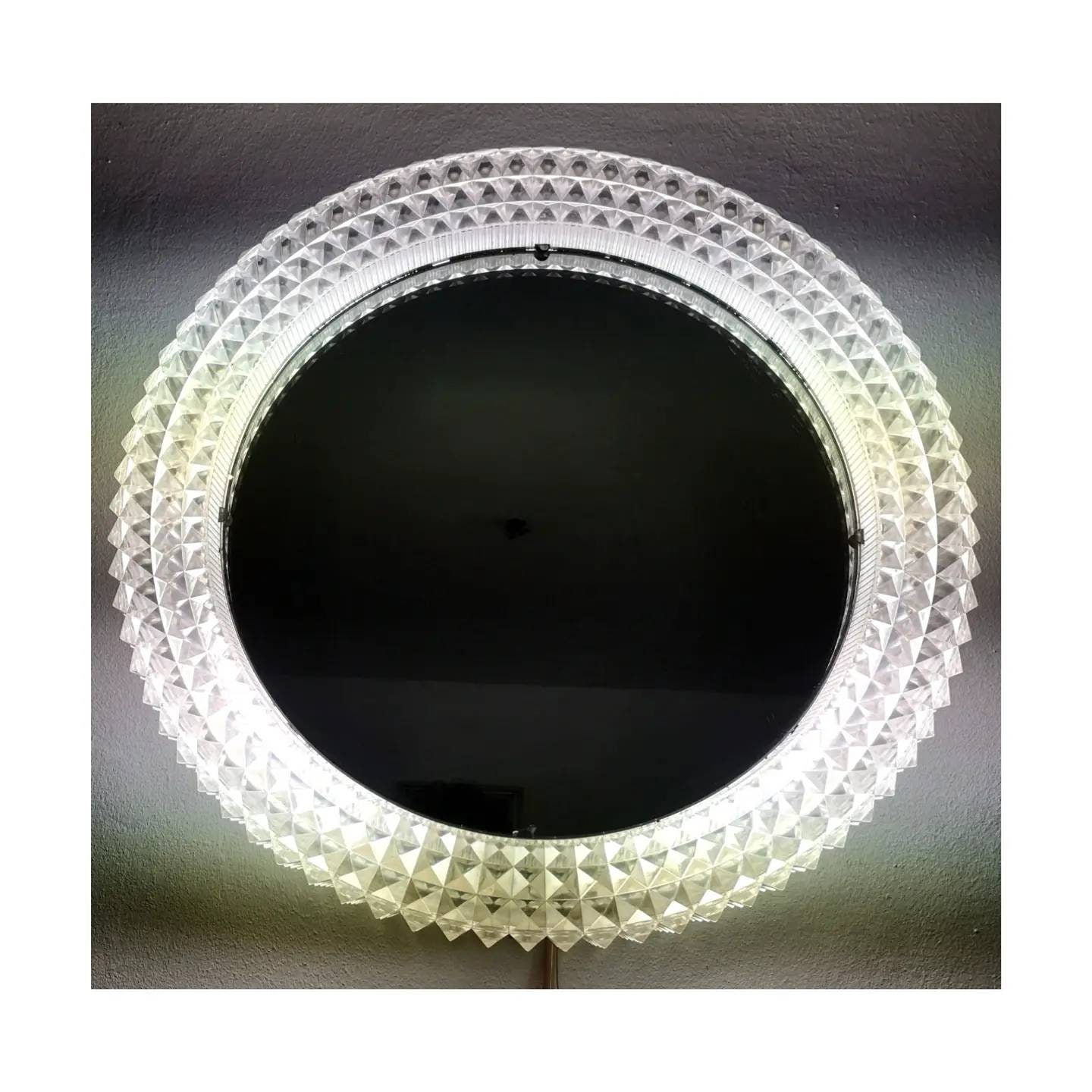 Mid Century Modern Mirror With Spiky Lucite Frame and Back - Etsy