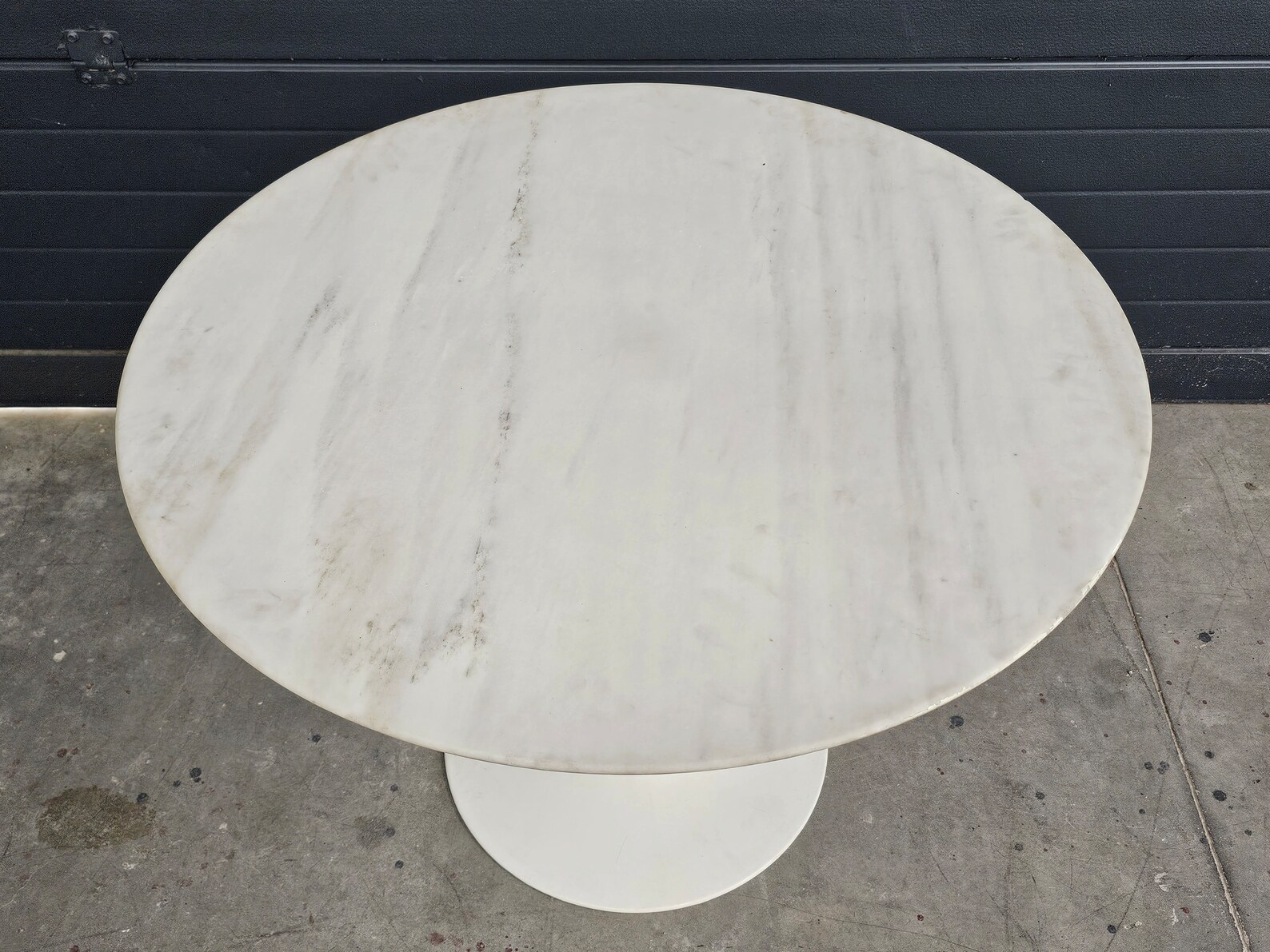 Rare Space Age Dining Table tulip With Marble Top by Eero Saarinen for ...