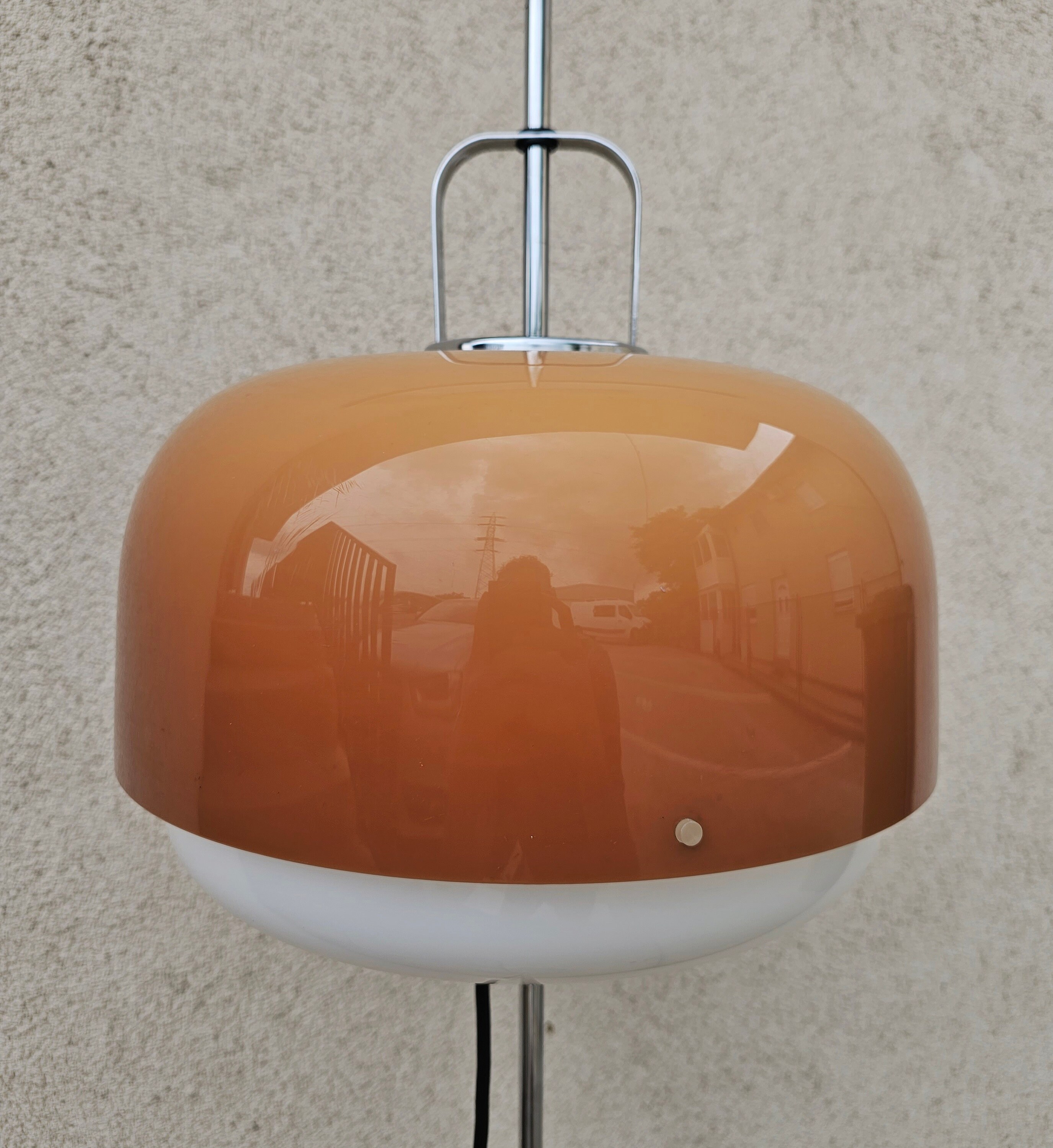 Rare Guzzini Floor Lamp Model Medusa in Cappuccino Color / Luigi ...