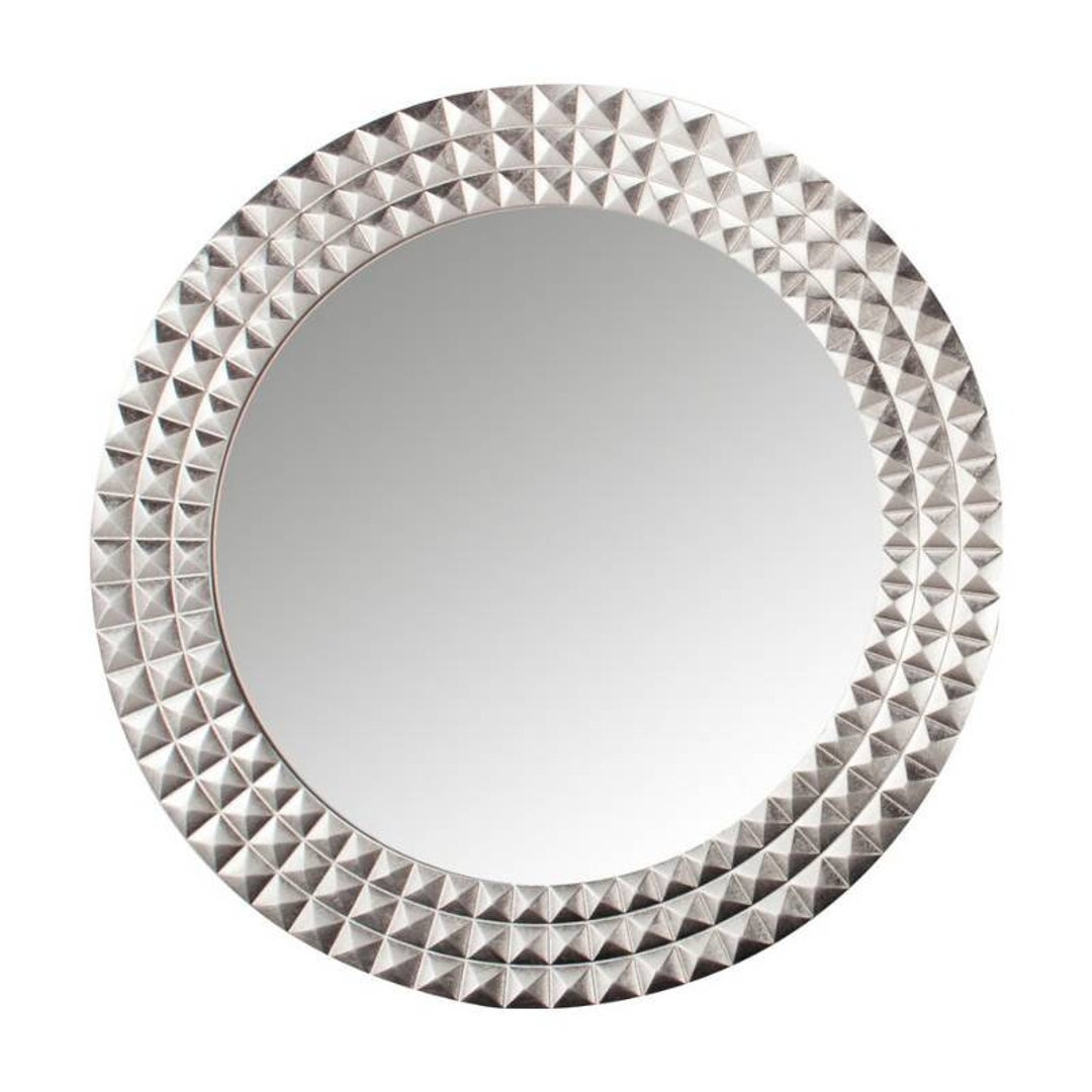 Mid Century Modern Mirror With Spiky Lucite Frame and Back Light ...