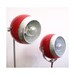 Pair of Space Age Eyeball Table Lamps // Red Eyeball Lamps // - Etsy