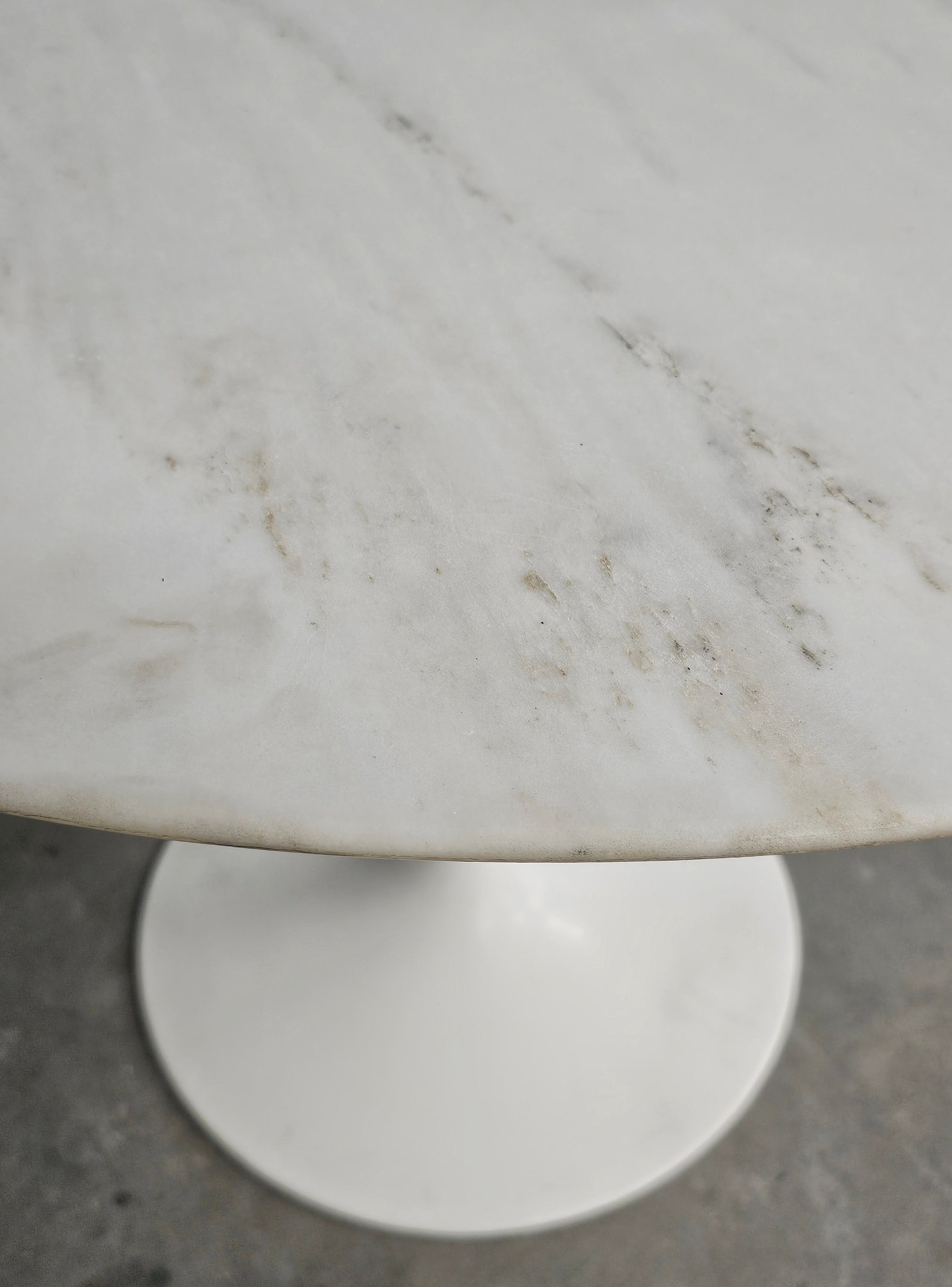 Rare Space Age Dining Table tulip With Marble Top by Eero Saarinen for ...