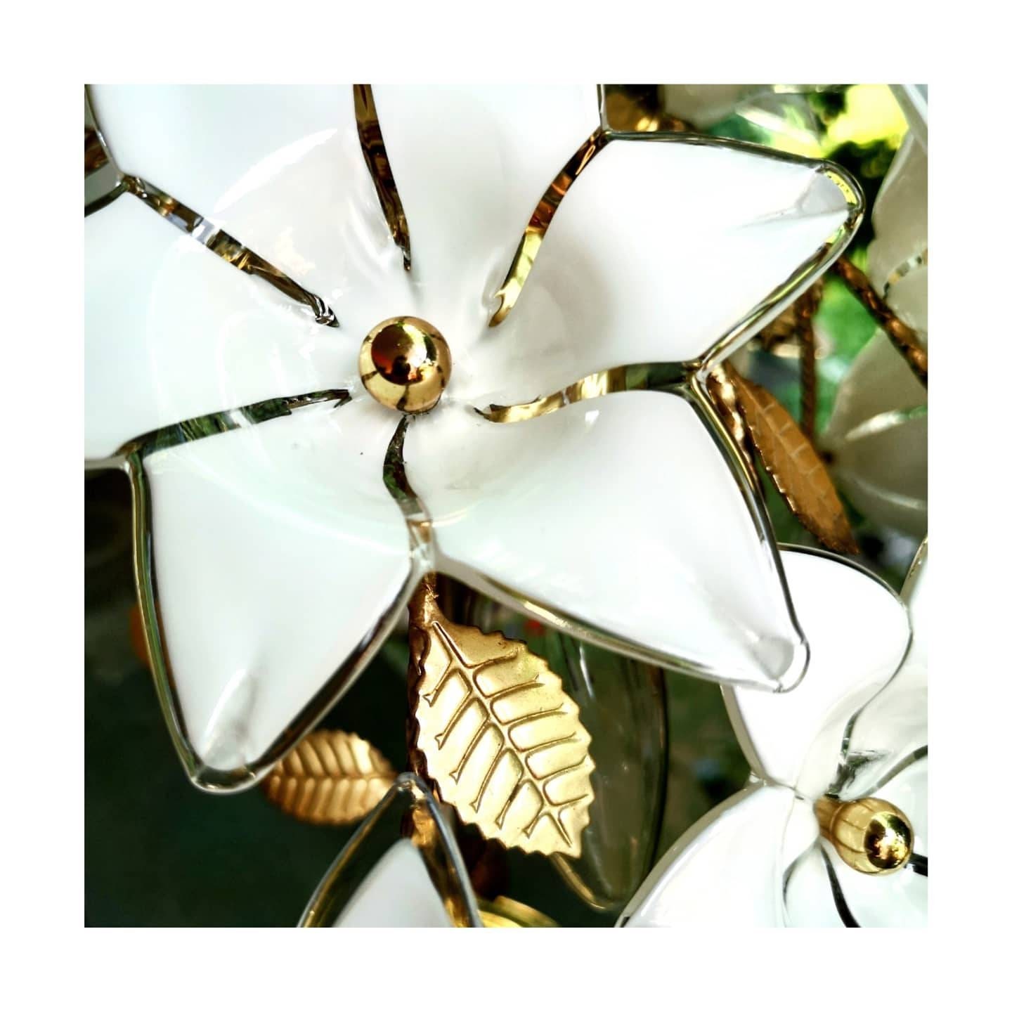 Murano Glass Flower Lamp // Murano Glass Flowers // Murano - Etsy