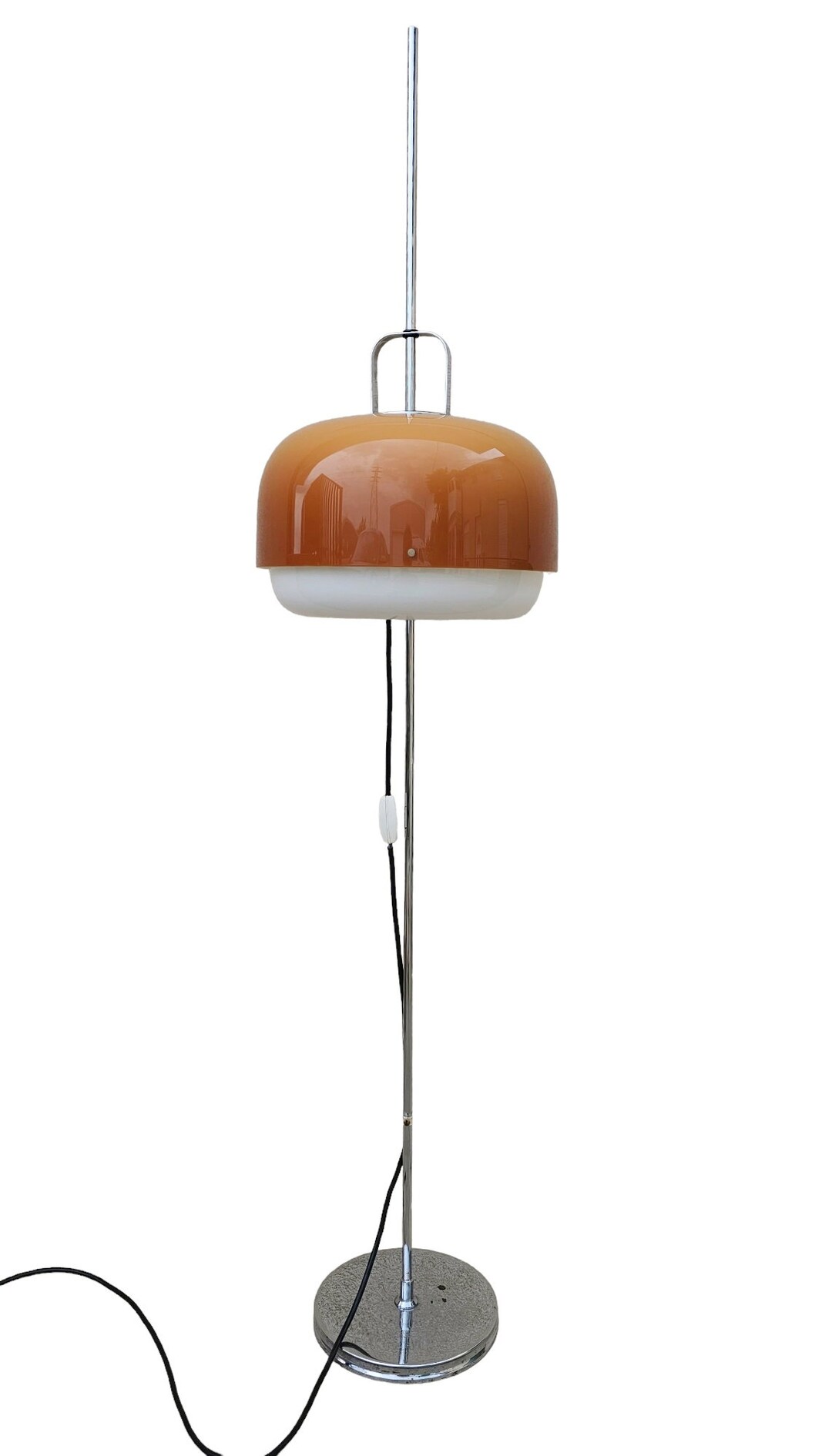 Rare Guzzini Floor Lamp Model Medusa in Cappuccino Color / Luigi ...