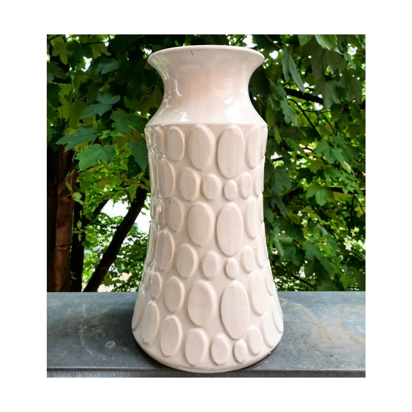 1960s Extra Large Jasba Vase // West German Pottery // Mid Century ...