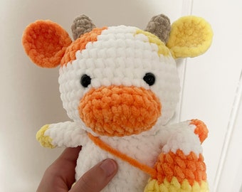 Candy Corn Cow Plush - Etsy