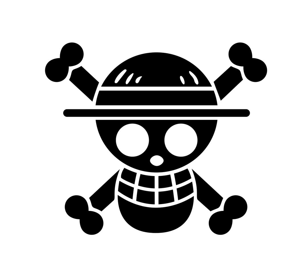 One Piece Straw Hat SVG One Piece SVG Cut File Cricut Eps Jpg Anime ...