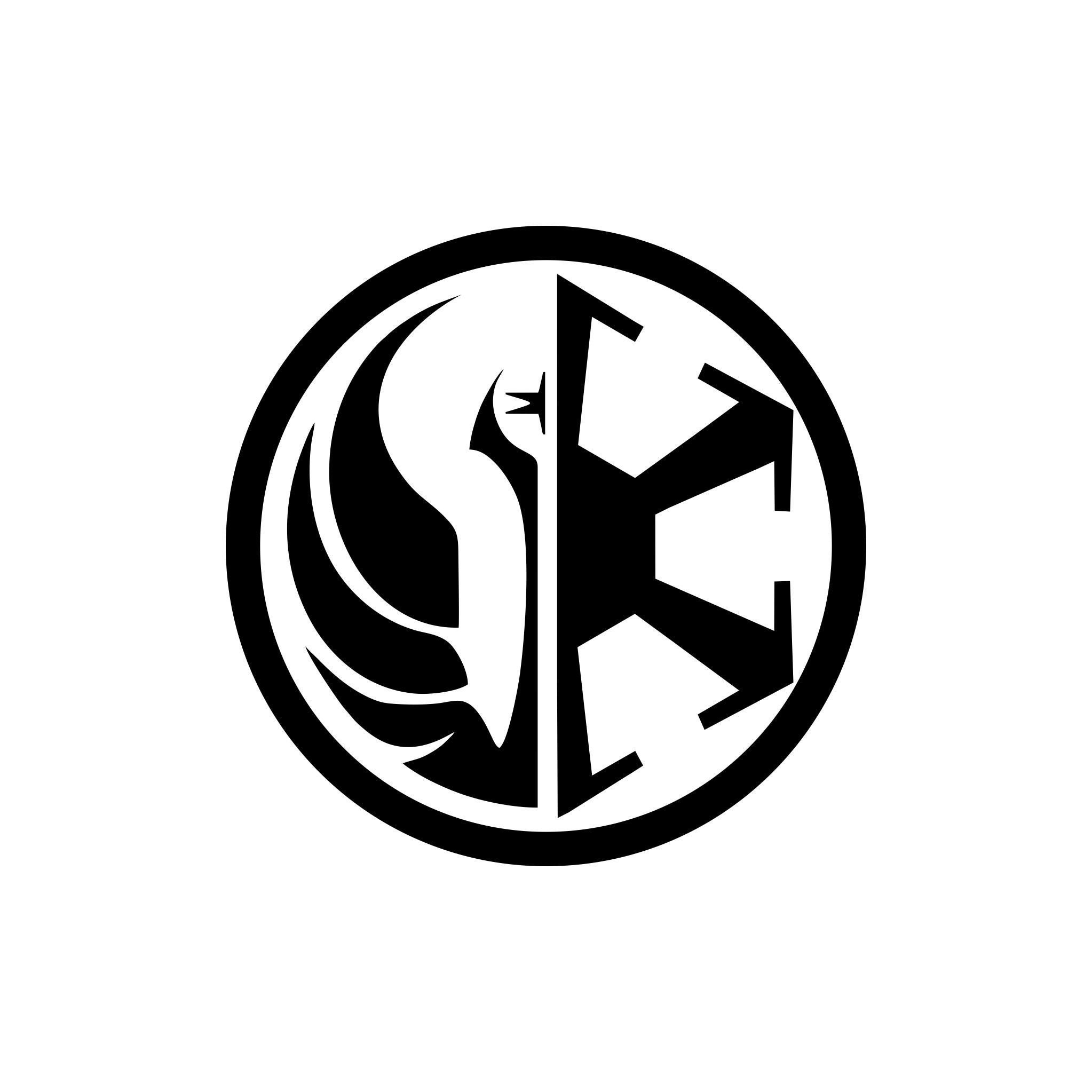 Vinyl Decal - REPUBLIC CREST SWTOR Star Wars the Old Republic Paper ...