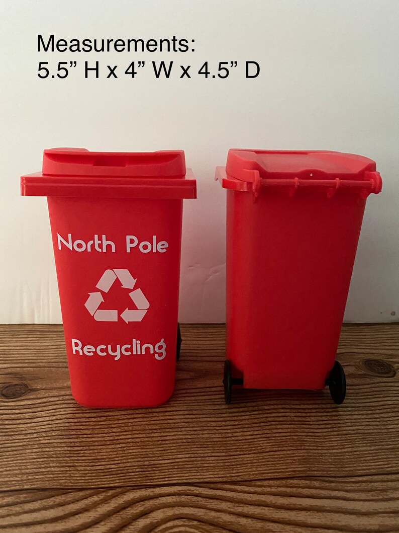Elf Prop Elf Activity Elf Recycling Bin Trash Waste Bin - Etsy