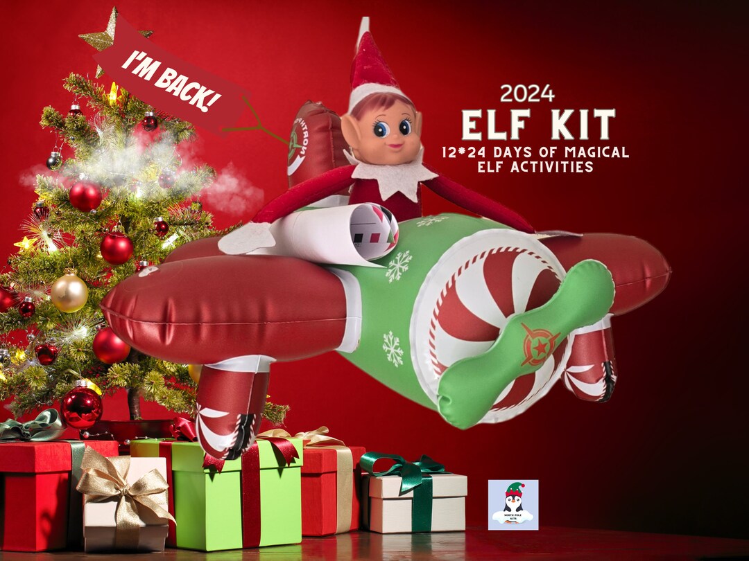 24 Day Elf Kit 2024 24 of Christmas Elf Activity Kit Elf Kit 2 Kids Elf ...