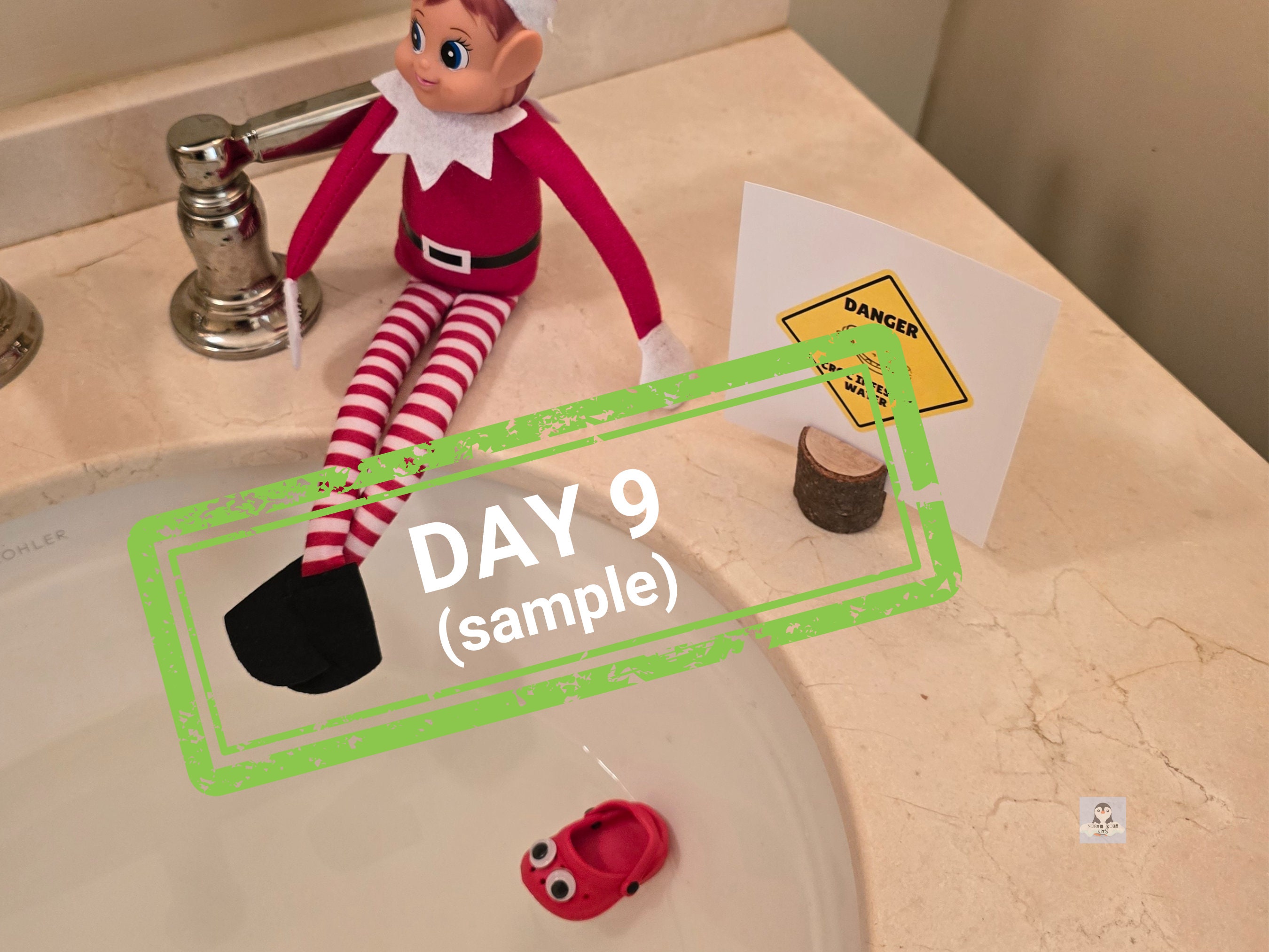 12 Days Elf Activity Kit Elf Kit 2024 2024 Elf Props Pre-planned Elf ...