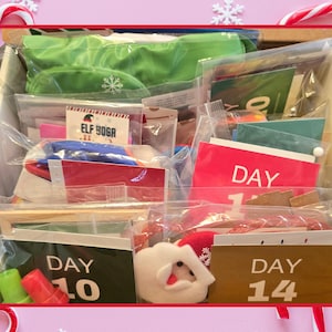 Elf Kit 2024 24 Days of Elf Activities Elf Activity Kit Elf Props Elf ...