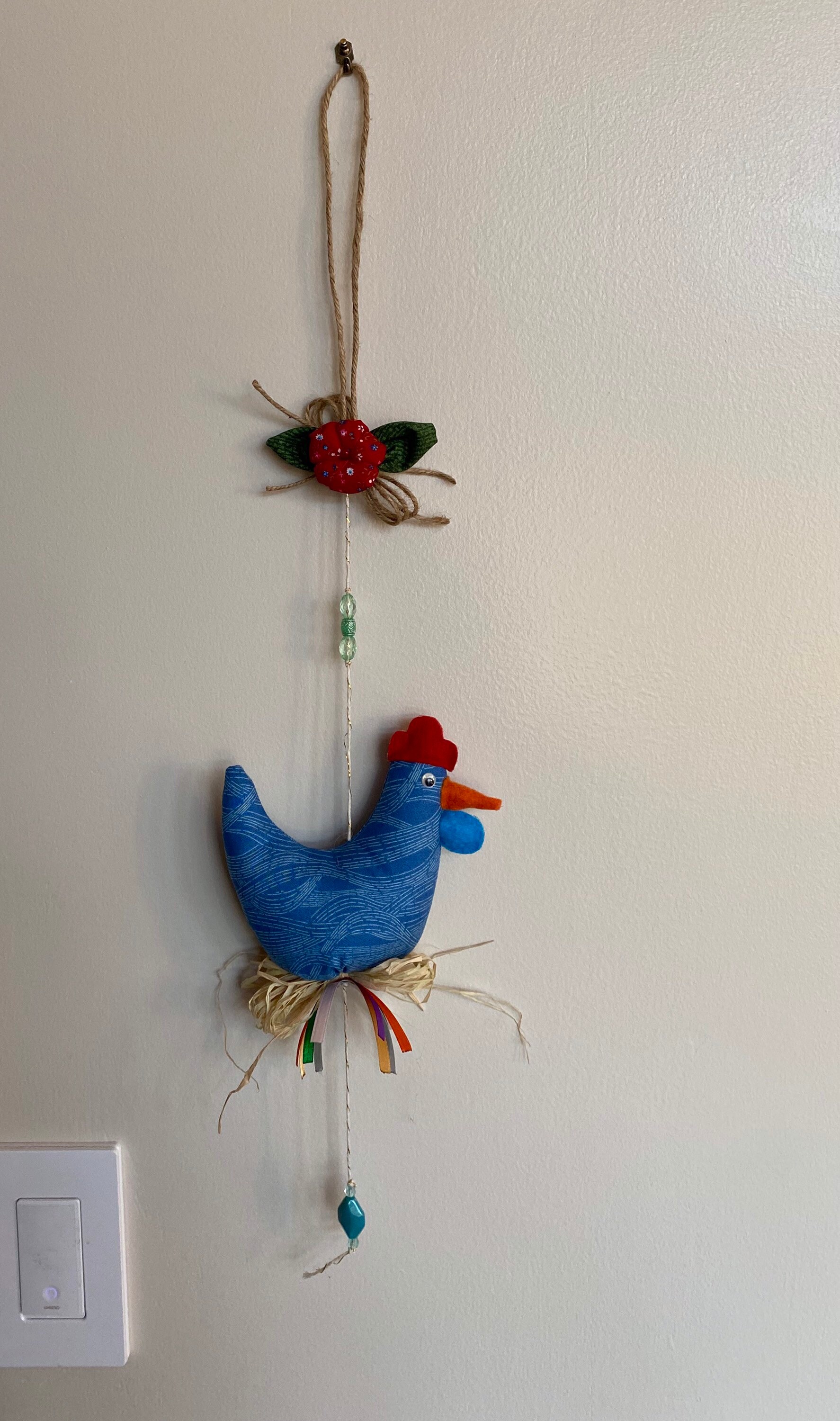 Han Chicken Ropechickens Decorfarmhouse Chicken Rustic - Etsy