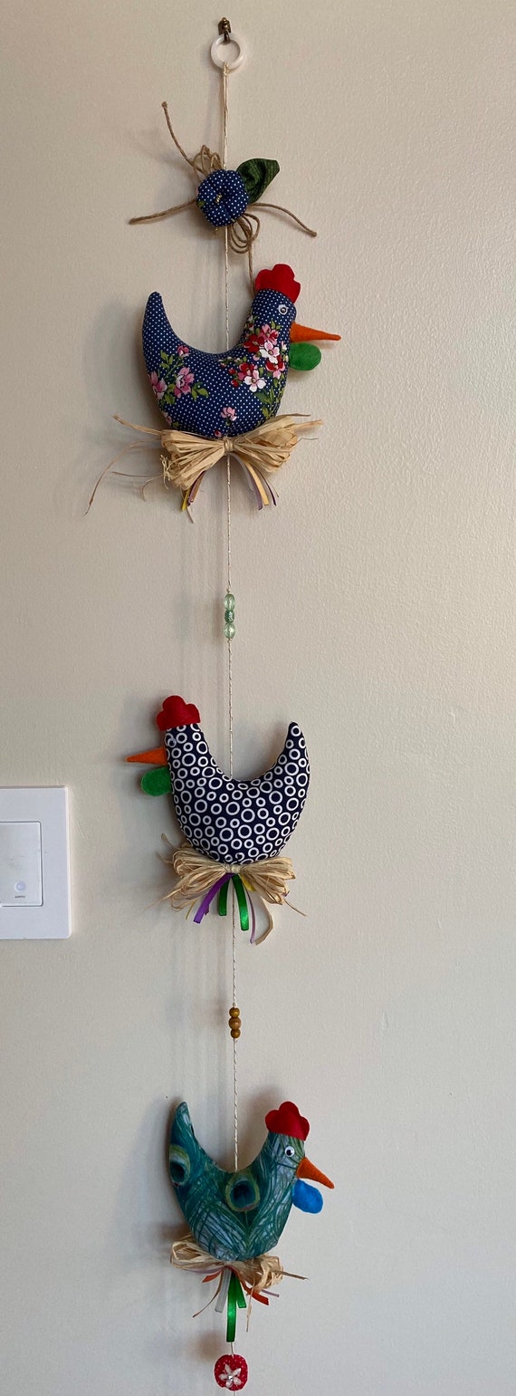 Han Chicken Rope Chickens Decor Farmhouse Chicken Rustic | Etsy