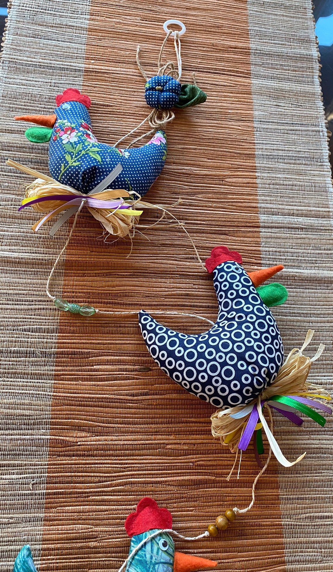 Han Chicken Rope Chickens Decor Farmhouse Chicken Rustic | Etsy
