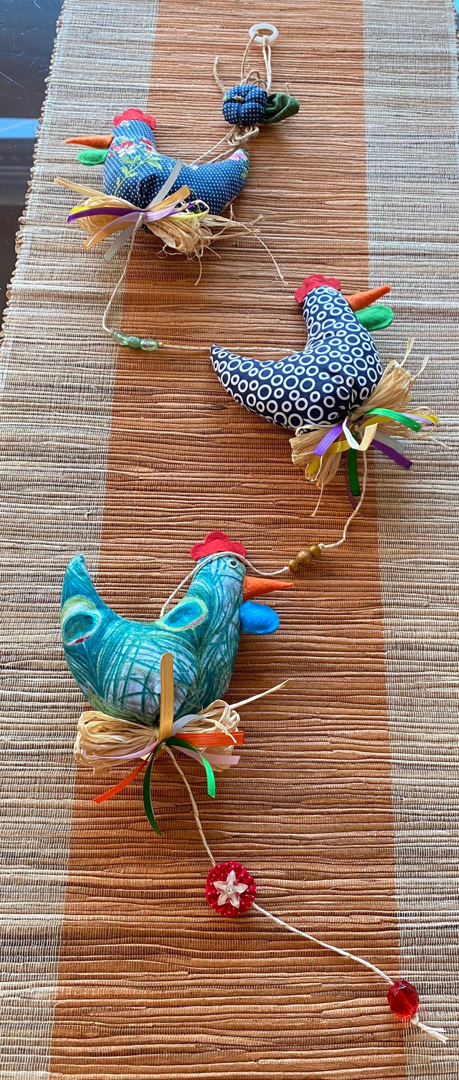Han Chicken Rope Chickens Decor Farmhouse Chicken Rustic | Etsy