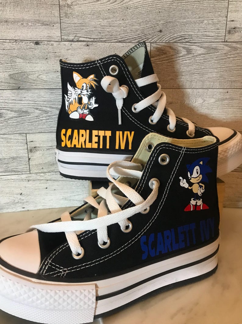Character , Sonic, Tails Shoes - Etsy