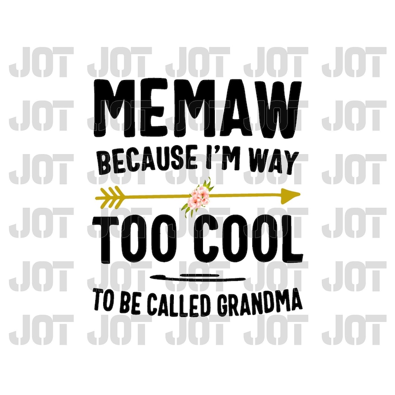 Memaw Svg - Etsy