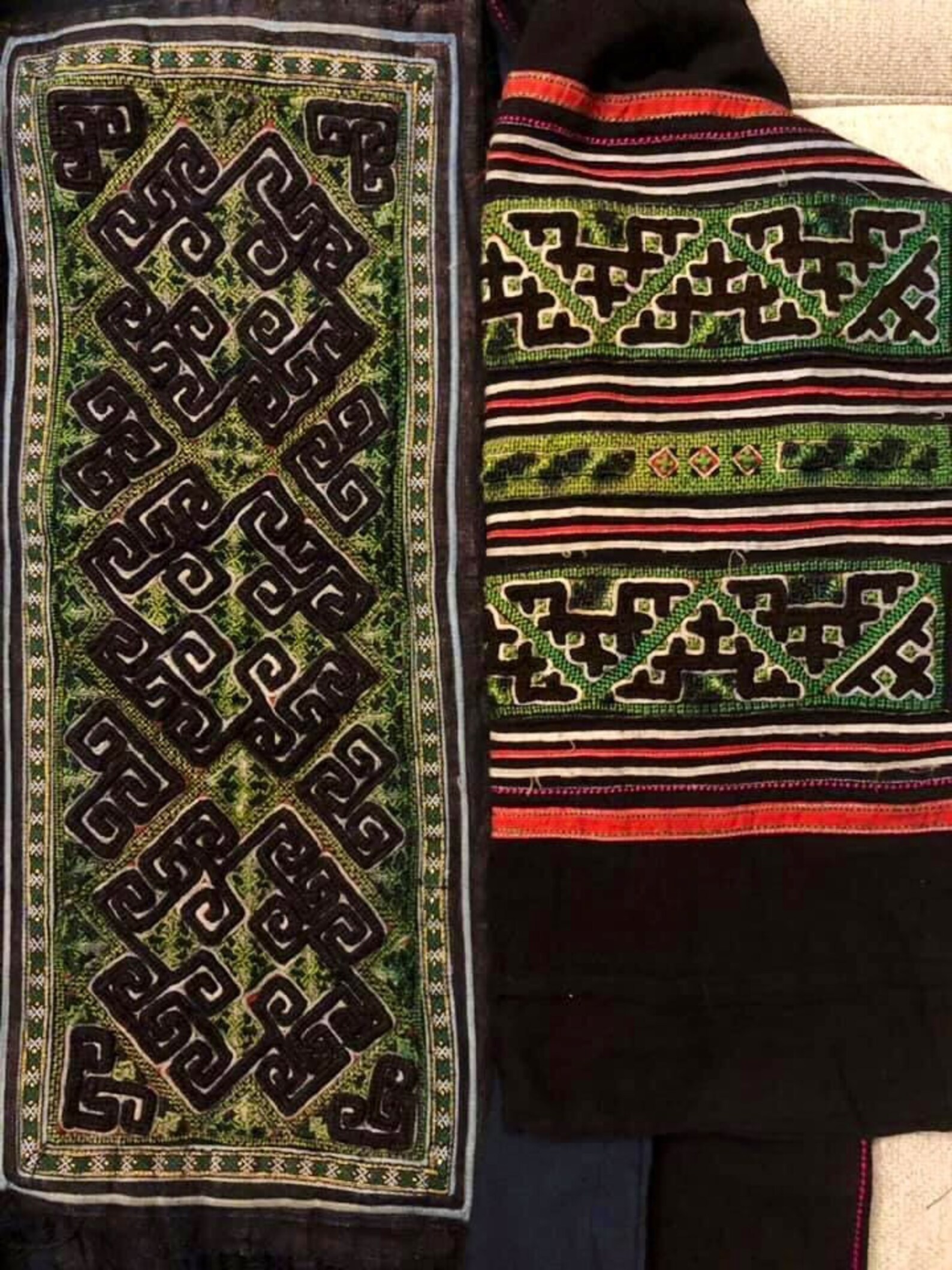 Beautiful Hmong Vietnamese of Sapa Jacket and Sash - Etsy