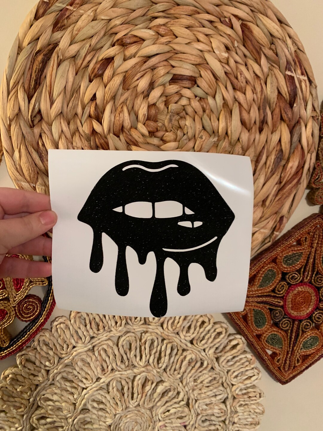 Lip Car Decal - Etsy