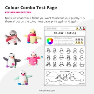 PDF Duck, Penguin & Parrot Toy Sewing Pattern - Etsy