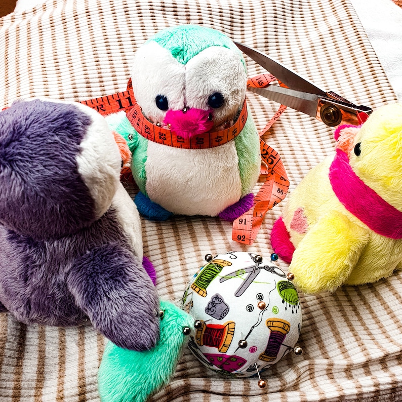 PDF Duck, Penguin & Parrot Toy Sewing Pattern - Etsy