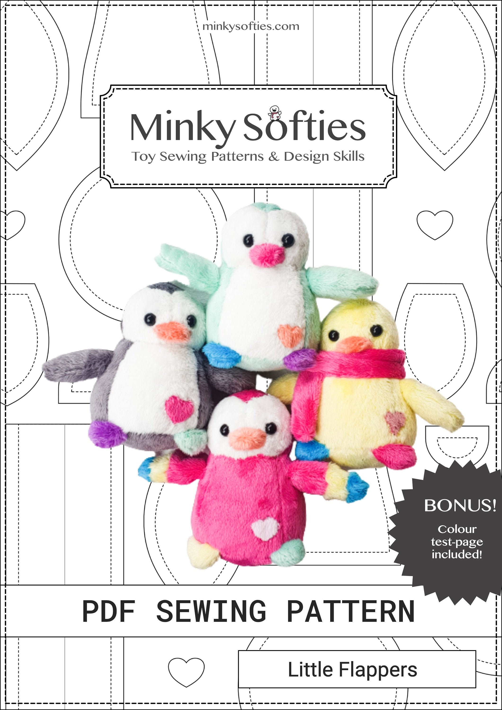 PDF Duck, Penguin & Parrot Toy Sewing Pattern - Etsy