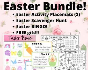 Easter Printable Games Bundle Faith Based Games Printable - Etsy