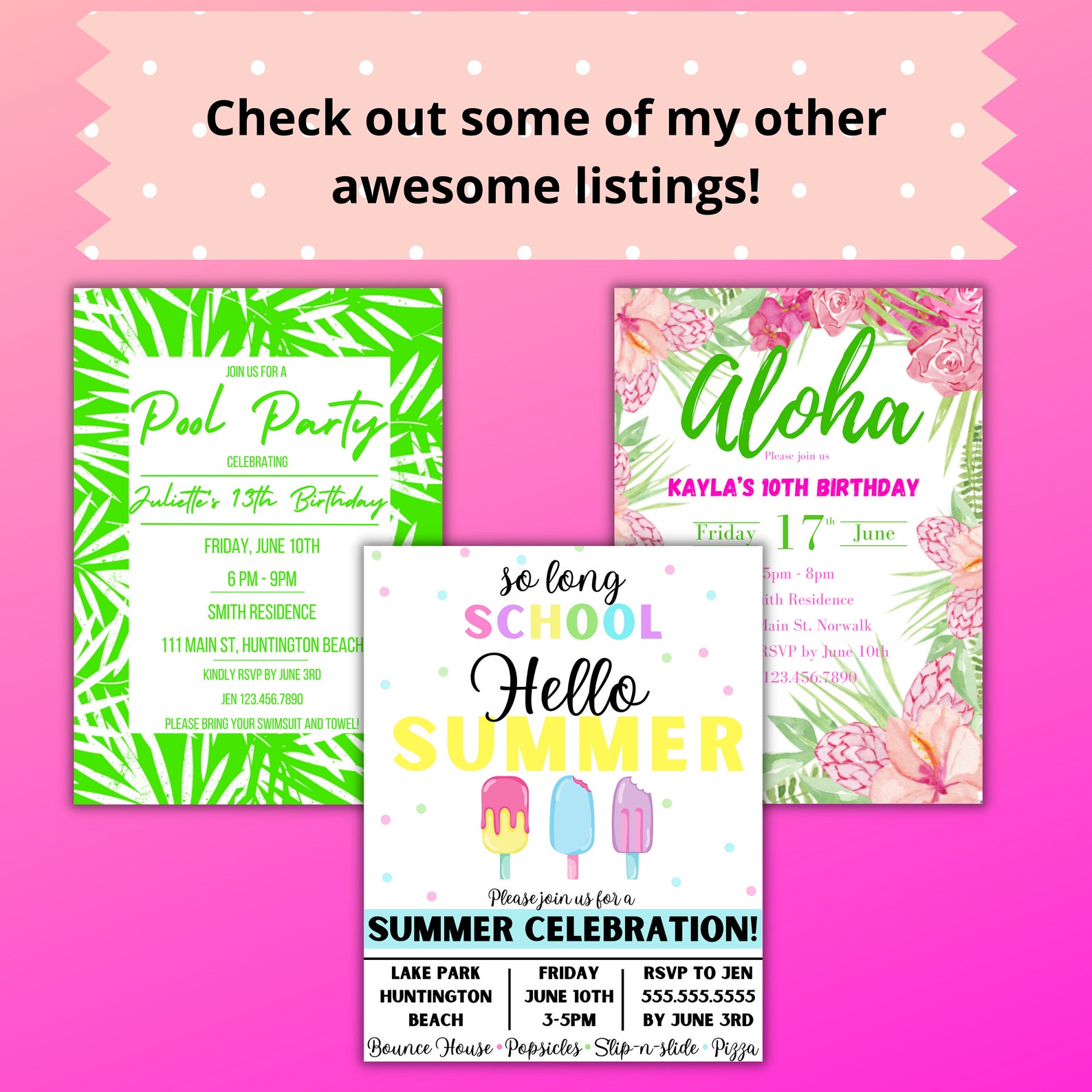 TIE DYE PARTY Invitation Template Do It Yourself Edit and - Etsy