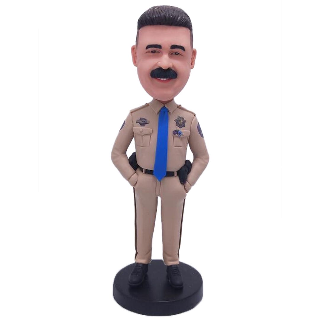 Personalized Patrol Bobbleheads, Custom Policemen Bobblehead, Custom ...