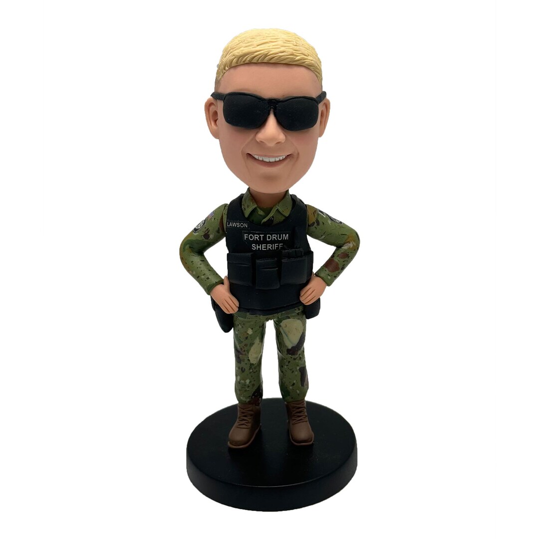Personalized Army Figurine,custom Military Police Bobblehead, - Etsy